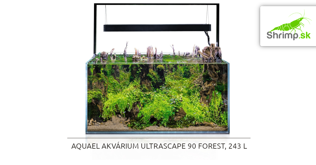 Aquael Akvárium set Ultrascape 90 Forest, 243 l