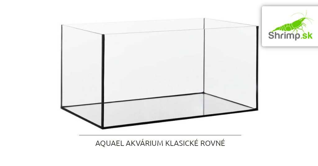 Aquael Akvárium klasické rovné 80×35×40 cm, 112 l