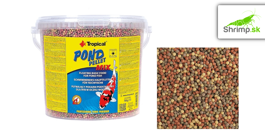 Tropical Pond Pellet Mix 5l/700 g